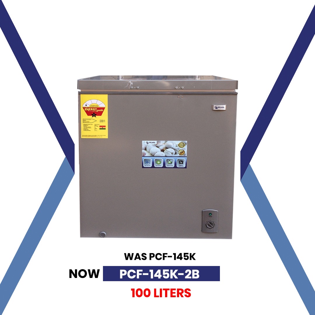 Pearl Chest Freezer 100 LTR – Silver (PCF-145K-2B) – Buy in Ghana ...