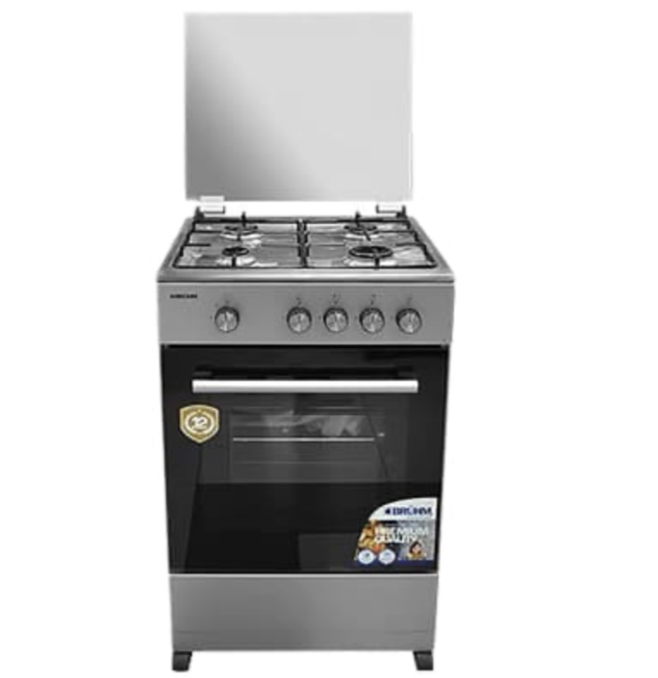 BRUHM 4 GAS BURNER COOKER 50X50 (BGC-5540IF) – Buy in Ghana | Elomaplus